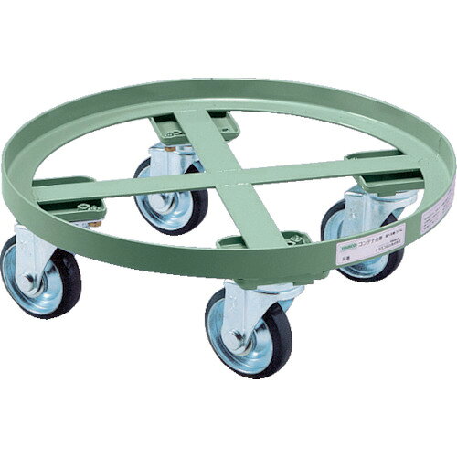オレンジブック トラスコ中山　TRUSCOTRUSCO 円形台車 全周ガイド型 荷重300kg 台寸Φ610 〔品番:RC300〕[ 注番:5100887]特長●溶接構造になっているので堅牢です。●耐油性、耐摩耗性に優れたウレタンキャスター...