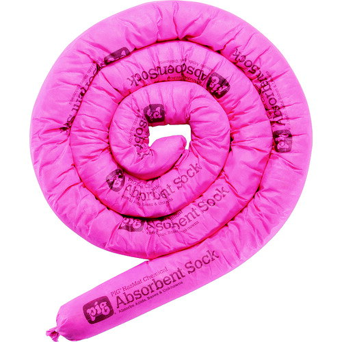オレンジブック トラスコ中山　TRUSCOpig ハズマットピグソックス (6本入) 〔品番:PIG301〕[ 注番:5143004]特長●油性、水性液体だけでなく、酸やアルカリも吸収することができます。●ソックスで漏洩した液体を囲い込み、...