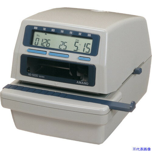 オレンジブック トラスコ中山　TRUSCOアマノ 電子タイムスタンプ 〔品番:NS5100〕[ 注番:5147816]特長●伝票等の任意の用紙に年・月・日・時・分・ナンバーリングの組合せで91種類の印字が可能です。●ドットプリンターで鮮明な...
