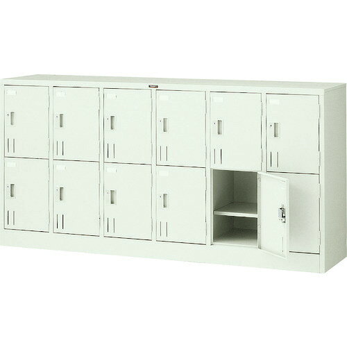 オレンジブック トラスコ中山　TRUSCOTRUSCO 多人数用ロッカー12人用 1775X415XH880 シリンダ錠式 〔品番:SHG12A〕[ 注番:5208866]特長●人数、使用目的に合わせて選べるロッカーです。●多人数の利用でも...