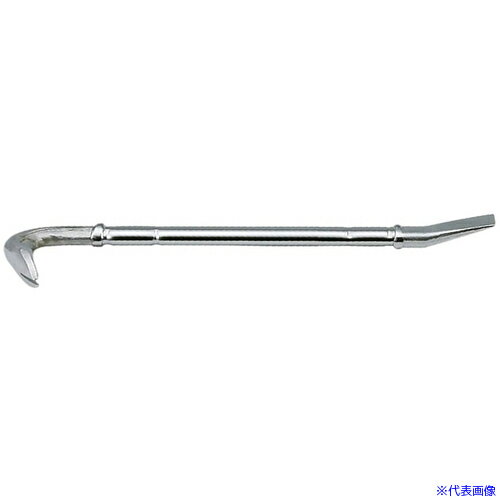 オレンジブック トラスコ中山　TRUSCOモトコマ MKK かるがるパワー平バール 450mm 〔品番:PB450〕[ 注番:5213745]特長●建築作業中の釘抜き、テコ作業や、地震・火事などの災害時の緊急脱出用に適しています。用途●釘抜...