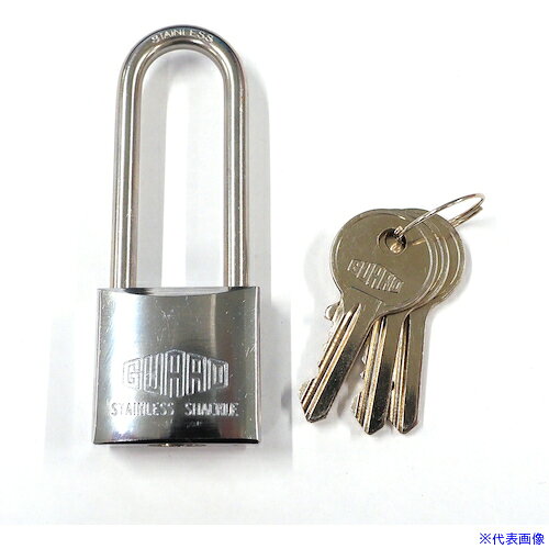 オレンジブック トラスコ中山　TRUSCOガード ステンレスシャックル南京錠吊長 30mm NO.5000-30L 〔品番:NO.500030L〕[ 注番:5257914]特長●錆びに強く切りにくいステンレスシャックル付き南京錠ロック本体に...