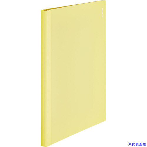 オレンジブック トラスコ中山　TRUSCOKING JIM クリア-ファイルパタント キイ 〔品番:CN182PNY〕[ 注番:5258256]特長●やわらかい独自の背パーツを採用することで、表紙を360°パタンと折り返すことができるクリア...