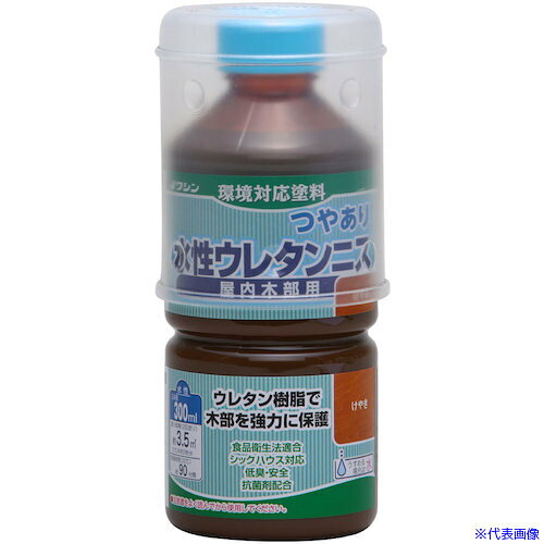 オレンジブック トラスコ中山　TRUSCO和信ペイント 水性ウレタンニス けやき 300ml 〔品番:941306〕[ 注番:5290468]特長●耐久性があり、低臭で安全な扱いやすい屋内用ニスです。●臭いが少なく、扱いやすい水性塗料です。...
