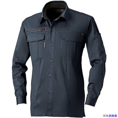 オレンジブック トラスコ中山　TRUSCOG.G. 165 長袖シャツ ネイビー 4L 〔品番:16514L〕[ 注番:5292543]特長●綿の肌触りとストレッチ性を融合した作業服です。●動きやすさと綿同等の耐火性を併せ持つ素材を使用して...