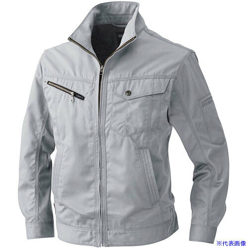 オレンジブック トラスコ中山　TRUSCOSOWA 3223 長袖ブルゾン グレー M 〔品番:32237M〕[ 注番:5301466]特長●信頼の日本製T/Cソフトツイルを使用しています。●制電性素材で静電気の発生を抑えます。●カジュアル...