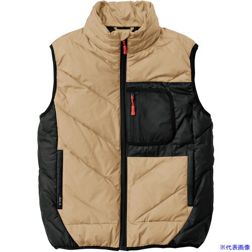 オレンジブック トラスコ中山　TRUSCONBW 8144−06 防寒ベスト ベージュ LL 〔品番:8144063LL〕[ 注番:5303879]特長●スマートに着こなすライトウエイトベスト●軽量素材で着心地が良い仕様●色：ベージュ●サイ...