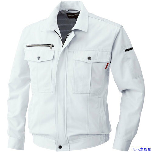 オレンジブック トラスコ中山　TRUSCOSOWA 6113 長袖ブルゾン シルバーグレー S 〔品番:611322S〕[ 注番:5306190]特長●定番のT／Cソフトツイルを使用しています。●制電性素材で静電気の発生をおさえます。仕様●...