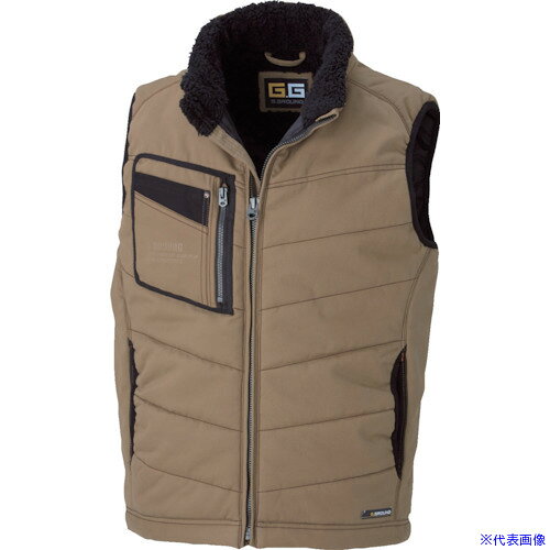 オレンジブック トラスコ中山　TRUSCOG.G. 5106 防寒ベスト ブラウン 4L 〔品番:5106814L〕[ 注番:5306767]特長●微起毛素材で手触り抜群です。●表地に柔らかな風合いの綿100％素材を使用しています。仕様●色...