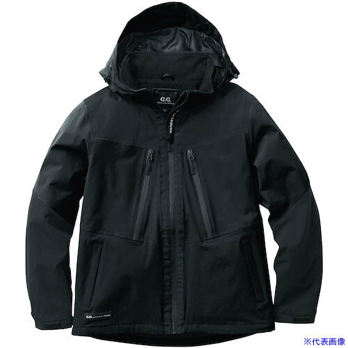 オレンジブック トラスコ中山　TRUSCOG.G. 0284-00 防水防寒ブルゾン ブラック M 〔品番:0284004M〕[ 注番:5306798]特長●ストレッチ性と軽量感を追求したストレスフリーな着心地です。●水をはじく防水性と湿気...