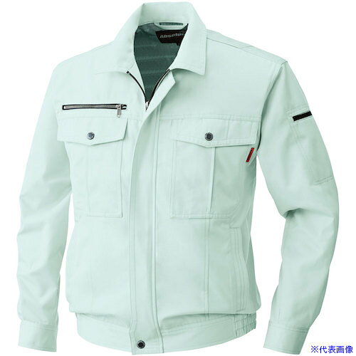 オレンジブック トラスコ中山　TRUSCOSOWA 6113 長袖ブルゾン モスグリーン 6L 〔品番:61131076L〕[ 注番:5309396]特長●定番のT／Cソフトツイルを使用しています。●制電性素材で静電気の発生をおさえます。仕...