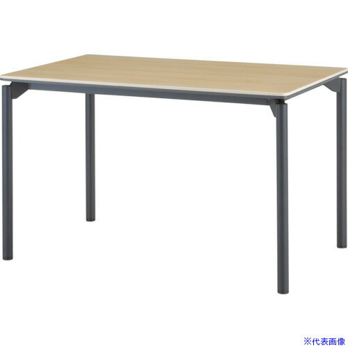 オレンジブック トラスコ中山　TRUSCONOAH ミーティングテーブル TNX 天板ラウンドコーナー・丸脚タイプ 〔品番:TNX1875RN〕[ 注番:5335842]特長●丸みのある天板形状の丸脚の組み合わせと天板を薄く見せる2色エッジ...