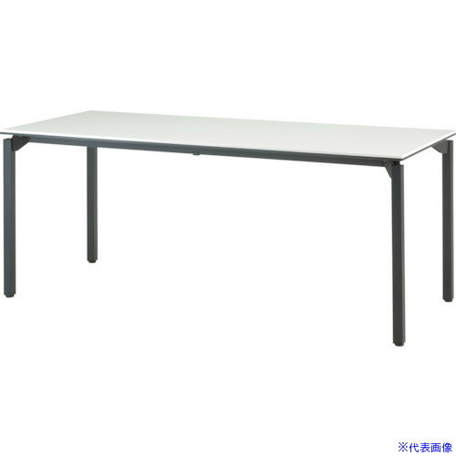 オレンジブック トラスコ中山　TRUSCONOAH ミーティングテーブル TNX 天板ラウンドコーナー・丸脚タイプ 〔品番:TNX1875RW〕[ 注番:5335852]特長●丸みのある天板形状の丸脚の組み合わせと天板を薄く見せる2色エッジ...