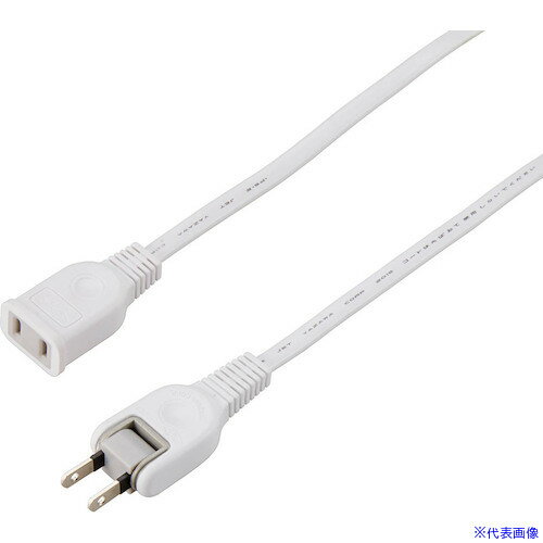 オレンジブック トラスコ中山　TRUSCOYAZAWA 耐トラ付延長コード1個口5mホワイト 〔品番:Y02105WH〕[ 注番:5346743]特長●プラグはホコリや湿気によって発生するトラッキング火災を予防する絶縁カバー付仕様●コンセン...