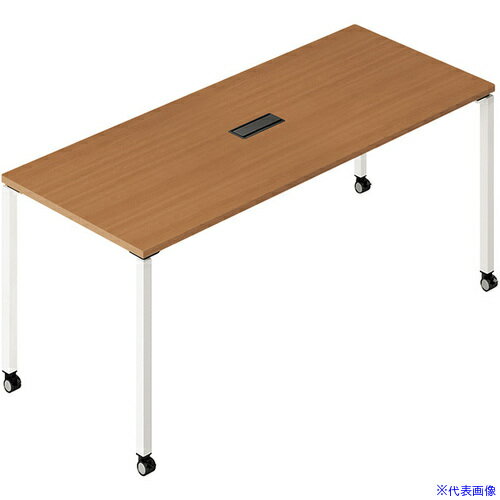 オレンジブック トラスコ中山　TRUSCONAIKI ビティーミーティングテーブル 〔品番:BTMP1875HCWMWP〕[ 注番:5366081]特長●カジュアルで機能的なミーティングスタイルを演出します。●LAN配線や電源コンセントを収...