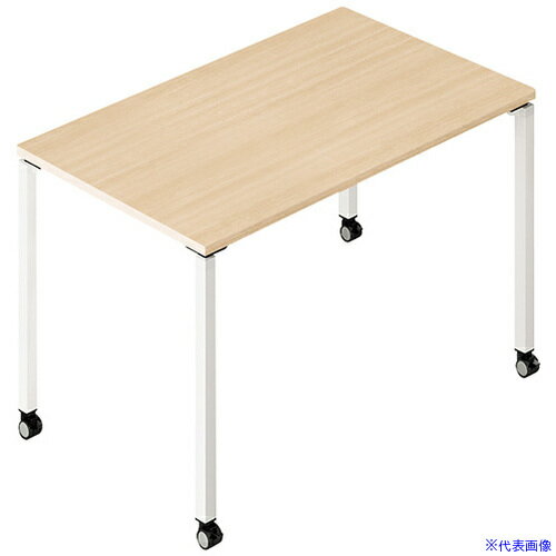 オレンジブック トラスコ中山　TRUSCONAIKI ビティーミーティングテーブル 〔品番:BTMP1275CWS〕[ 注番:5366085]特長●カジュアルで機能的なミーティングスタイルを演出します。●手軽に移動できるキャスター付。用途●...