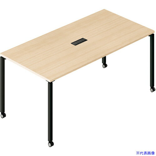 オレンジブック トラスコ中山　TRUSCONAIKI ビティーミーティングテーブル 〔品番:BTMP1890HCBSP〕[ 注番:5369205]特長●カジュアルで機能的なミーティングスタイルを演出します。●LAN配線や電源コンセントを収納...