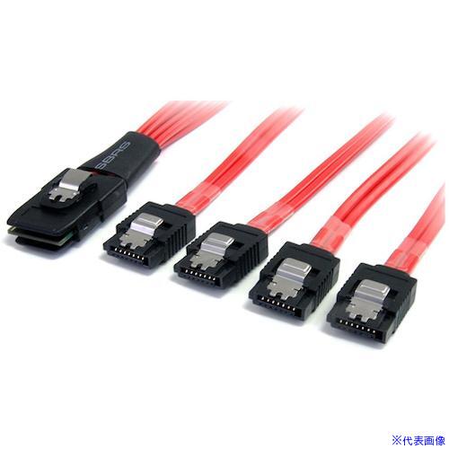 オレンジブック トラスコ中山　TRUSCOスターテック Mini SAS - SATA変換ケーブル//50cm/SFF-8087 - 4x SATA/HDD用/ドライブケーブル 〔品番:SAS8087S450〕[ 注番:5374255]特長...