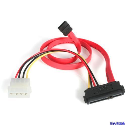 オレンジブック トラスコ中山　TRUSCOStarTech SAS − SATA変換ケーブル/46cm/SFF−8482 − SATA+LP4/ペリフェラル電源付/HDD 用 〔品番:SAS729PW18〕[ 注番:5374274]特長●S...