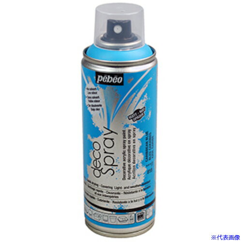 オレンジブック トラスコ中山　TRUSCOPebeo デコスプレー200ml マット色 カリビアンブルー 〔品番:093818〕[ 注番:5381268]特長●水性アクリルペイントでにおいが少なく、屋内、屋外で使用いただけます。用途●紙、石...