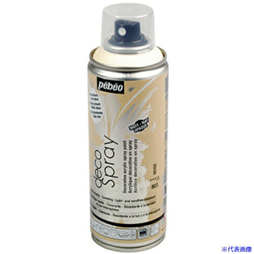 オレンジブック トラスコ中山　TRUSCOPebeo デコスプレー200ml マット色 ベージュ 〔品番:093803〕[ 注番:5381269]特長●水性アクリルペイントでにおいが少なく、屋内、屋外で使用いただけます。用途●紙、石、キャン...