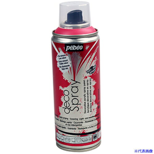 オレンジブック トラスコ中山　TRUSCOPebeo デコスプレー200ml マット色 マゼンタ 〔品番:093808〕[ 注番:5381284]特長●水性アクリルペイントでにおいが少なく、屋内、屋外で使用いただけます。用途●紙、石、キャン...
