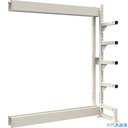 オレンジブック トラスコ中山　TRUSCOTRUSCO ボルトレス長尺保管棚M3 単式連結1200X450XH2100 5段 〔品番:VRM37455B〕[ 注番:5388212]特長●長尺物の出し入れがスムーズに行え荷傷みの心配もなくコン...