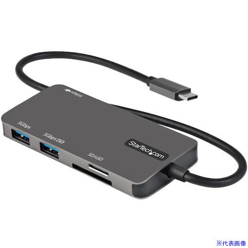 オレンジブック トラスコ中山　TRUSCOStarTech ドッキングステーション/USB−C/4K HDMI/100WPD/USBハブ/カードリーダー/多機能 USBマルチハブ 〔品番:DKT30CHSDPD〕[ 注番:5389696]特...