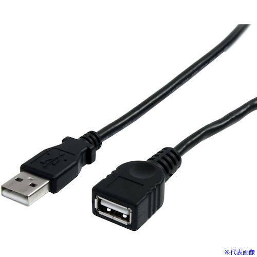 オレンジブック トラスコ中山　TRUSCOStarTech USB 2.0ケーブル/3m/Type‐A - Type‐A/480Mbps/延長用/オス-メス/ブラック/タイプA 〔品番:USBEXTAA10BK〕[ 注番:5398512]特...