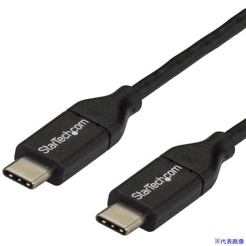 オレンジブック トラスコ中山　TRUSCOStarTech USB−Cケーブル/3m/USB 2.0/480Mbps/Type−C − Type−C/60W/オス−オス/ブラック 〔品番:USB2CC3M〕[ 注番:5398536]特長●U...