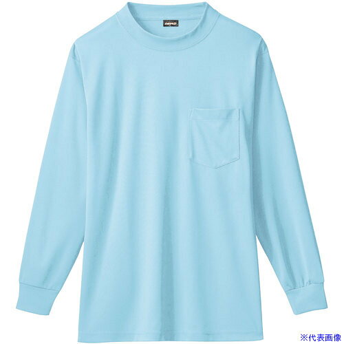 オレンジブック トラスコ中山　TRUSCO桑和 50388 長袖ローネックシャツ(胸ポケット付き) サックス 4L 〔品番:503882094L〕[ 注番:5439160]特長●通気性に優れたハニカムメッシュ（裏使い）を使用しています。●吸...