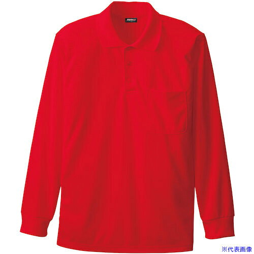 オレンジブック トラスコ中山　TRUSCO桑和 50390 長袖ポロシャツ(胸ポケット付き) レッド 6L 〔品番:50390436L〕[ 注番:5439220]特長●通気性に優れたハニカムメッシュ（裏使い）を使用しています。●吸汗速乾加工...