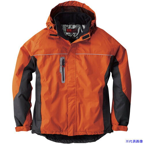 オレンジブック トラスコ中山　TRUSCO桑和 44403 防水防寒ブルゾン オレンジ L 〔品番:4440374L〕[ 注番:5445365]特長●反射パイピング使いによる高視認性●雨、水の侵入を防ぐ防水仕様仕様●色：オレンジ●サイズ：L...