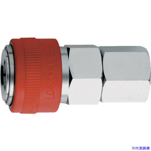 オレンジブック トラスコ中山　TRUSCOマッハ エアーカップリング メネジRc1/4 〔品番:A205〕[ 注番:5446646]特長●ワンタッチで接続できます。●ロックタイプで安全です。用途●工場、現場などでのエア分配・配管用仕様●最高...