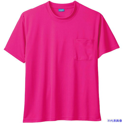 オレンジブック トラスコ中山　TRUSCO桑和 50381 半袖Tシャツ(胸ポケット付き) パッションピンク SS 〔品番:5038147SS〕[ 注番:5448537]特長●通気性に優れたハニカムメッシュ（裏使い）を使用しています。●吸汗...