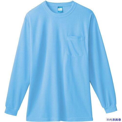 オレンジブック トラスコ中山　TRUSCO桑和 50122 長袖Tシャツ(胸ポケット付き) サックス 4L 〔品番:501222094L〕[ 注番:5448583]特長●吸汗速乾糸を使用したサラッと快適な肌触りです。仕様●色：サックス●サイ...