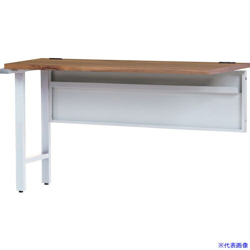 オレンジブック トラスコ中山　TRUSCODAISHIN レクタ デスク 連結タイプ ホワイトフレーム 1200×450×1000 〔品番:FD124510CWMPB〕[ 注番:5449870]特長●細いフレーム脚と薄い天板で構成されたスタ...