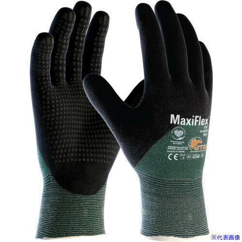 オレンジブック トラスコ中山　TRUSCOエーティージー 耐切創手袋 マキシフレックス・カット 34−8453 Mサイズ 〔品番:348453M〕[ 注番:5453883]特長●特許取得のマイクロ発泡ニトリルコーティングは熱と蒸れを360°...