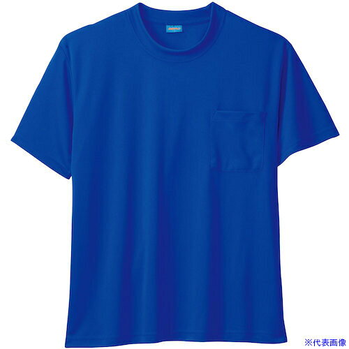 オレンジブック トラスコ中山　TRUSCO桑和 50381 半袖Tシャツ(胸ポケット付き) ロイヤルブルー SS 〔品番:50381203SS〕[ 注番:5460961]特長●通気性に優れたハニカムメッシュ（裏使い）を使用しています。●吸汗...