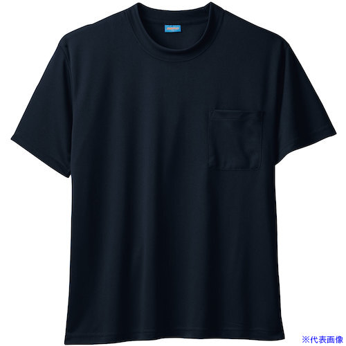 オレンジブック トラスコ中山　TRUSCO桑和 50381 半袖Tシャツ(胸ポケット付き) ブラック SS 〔品番:5038104SS〕[ 注番:5461044]特長●通気性に優れたハニカムメッシュ（裏使い）を使用しています。●吸汗速乾加工...