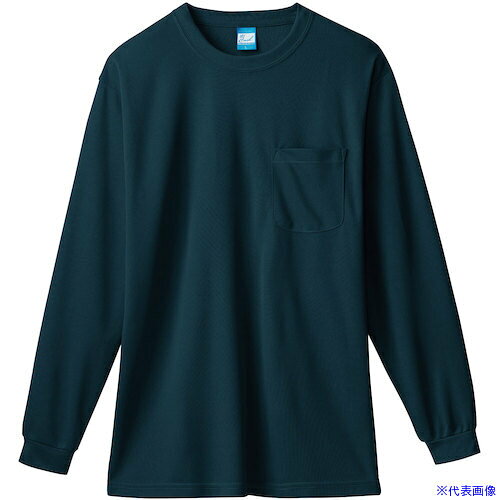 オレンジブック トラスコ中山　TRUSCO桑和 50122 長袖Tシャツ(胸ポケット付き) ネイビー LL 〔品番:501221LL〕[ 注番:5461534]特長●吸汗速乾糸を使用したサラッと快適な肌触りです。仕様●色：ネイビー●サイズ：...