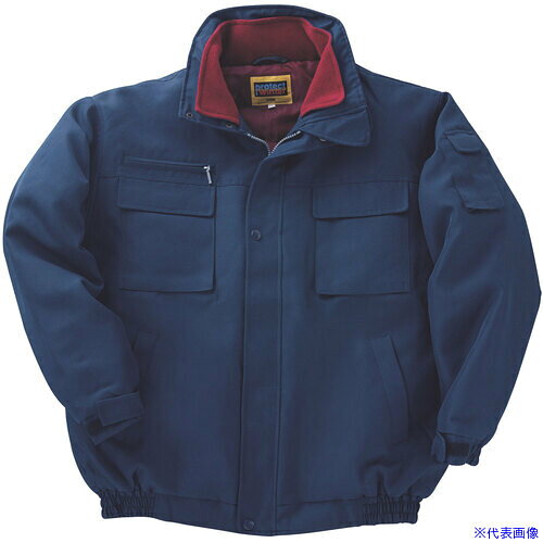 オレンジブック トラスコ中山　TRUSCO桑和 2500 防寒ブルゾン ネイビー M 〔品番:25001M〕[ 注番:5462848]特長●多少の雨、水をはじきやすい仕様●色：ネイビー●サイズ：M●着丈(cm)：67●胸囲(cm)：124●...
