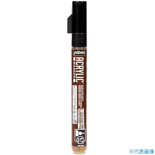 オレンジブック トラスコ中山　TRUSCOPebeo アクリリックマーカー 0.7mm 極細ラウンド バーントシェンナ 〔品番:205633〕[ 注番:5463391]特長●乾くと耐水性になります。用途●紙、カードボード、木、石膏、アセテー...