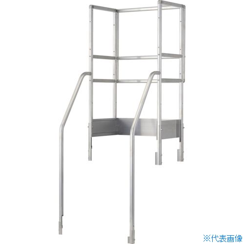 オレンジブック トラスコ中山　TRUSCOTRUSCO フルセット手すり 〔品番:TSFTF28〕[ 注番:5517901]特長●アルミ製作業用踏台の専用の手すりです。●階段手すり、天板側両面手すりは左右どちらでも取り付け可能です。用途●作...