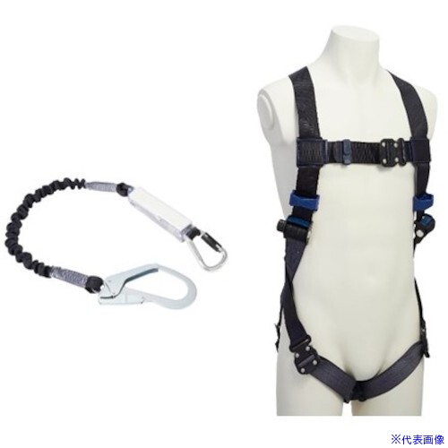 オレンジブック トラスコ中山　TRUSCO3M 【限定セット品】 DBI−サラ エグゾフィットライト 回転式ベルトフルハーネス・伸縮式シングルランヤードセット 〔品番:1114081KIT3〕[ 注番:5559802]特長●フルハーネスとラ...