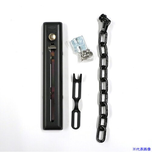 オレンジブック トラスコ中山　TRUSCOガード 取替用ドアチェーン ブラック 〔品番:NO.580BK〕[ 注番:5568283]特長●今お使いのドアチェーンと簡単に交換できます●チェーンホルダーも既存のネジ穴に対応できます。スッキリした...