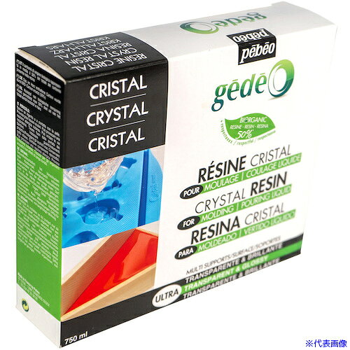 オレンジブック トラスコ中山　TRUSCOPebeo バイオベース・クリスタルレジンキット750ml( 主剤500ml+硬化剤250ml) 〔品番:766143〕[ 注番:5568805]特長●バイオ（植物）ベースで、匂いが少なく、高透明度...