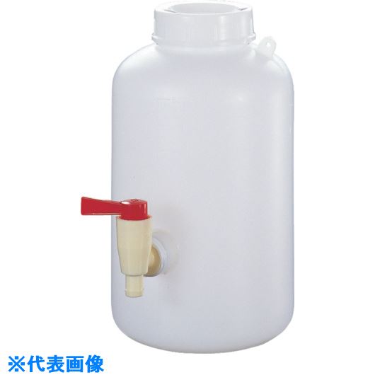 オレンジブック トラスコ中山　TRUSCOサンプラ PE沈殿瓶 5L 〔品番:02995〕[ 注番:5576431]特長●コックの取付位置は下から約1/3の所です。●石灰水の沈殿瓶としてもご使用できます。用途●石灰水の沈殿瓶として仕様●呼称...