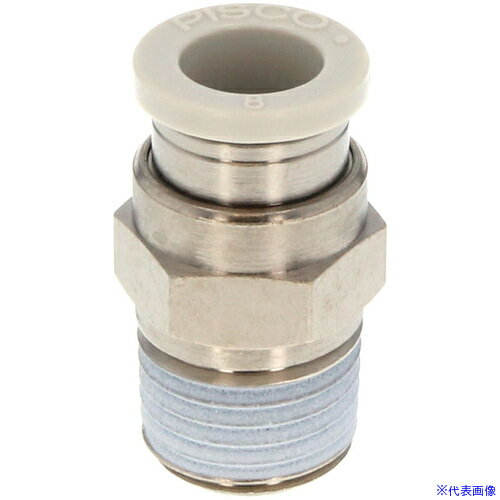 オレンジブック トラスコ中山　TRUSCOPISCO チューブフィッティング 〔品番:PC1001W〕[ 注番:5588923]特長●RoHS2対応品●株式会社日本ピスコ公式サイトにてCADデータを提供しております。●あらゆる空気圧配管に対...