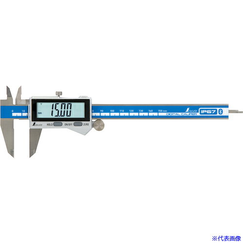 オレンジブック トラスコ中山　TRUSCOシンワ デジタルノギス 大文字2 150mm防塵防水 データ転送機能付 〔品番:19817〕[ 注番:5624051]特長●Bluetooth通信機能付で、測定値をスマートフォンやタブレット、パソコ...